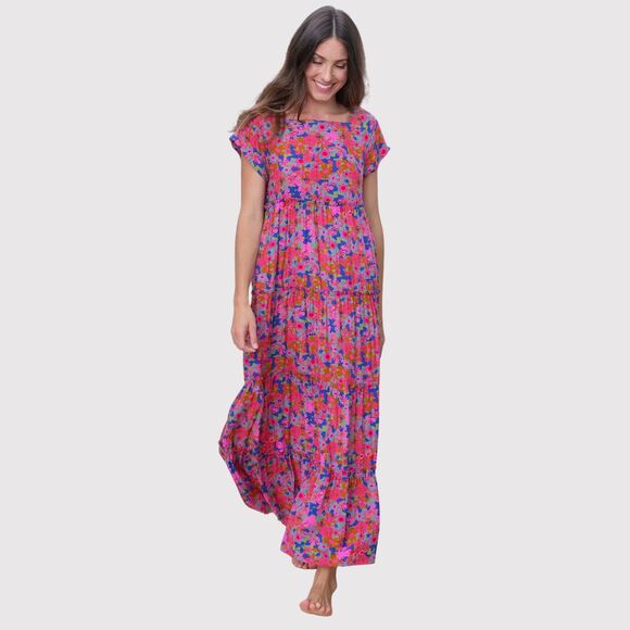NATURAL LIFE | Dresses | Natural Life Women Dress Pink Berkley Maxi ...